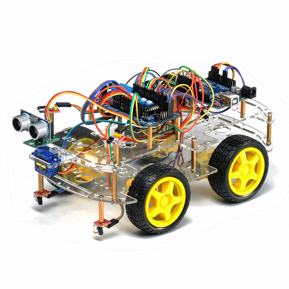 Building Instructions 4wd Arduino Robot 0389